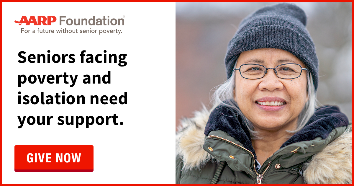 Support older adults facing poverty and isolation | AARP Foundation